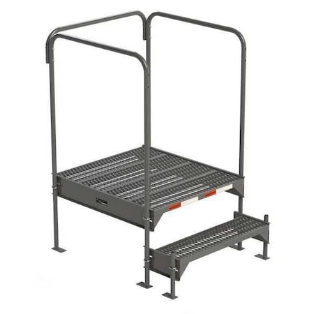 Ega Custom Work Platform, 2 Steps, Modular, 35"W x 39"L Platform ...