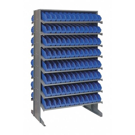 Quantum Storage Systems Steel Pick Rack, 36" W x 60" H x 24" D, 16 ...