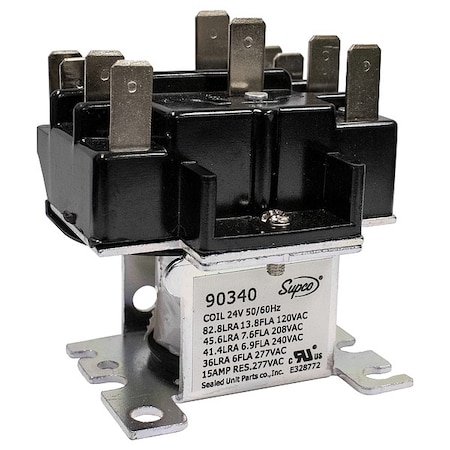 Supco Switching Fan Relay, 90340 90340 | Zoro