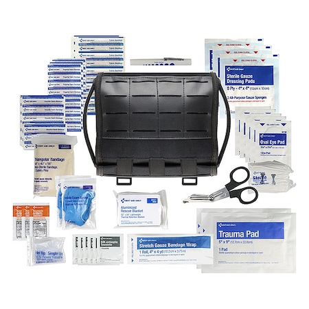 First Aid Only First Aid Kit, Fabric Kit, 93 Components, 24 People ...