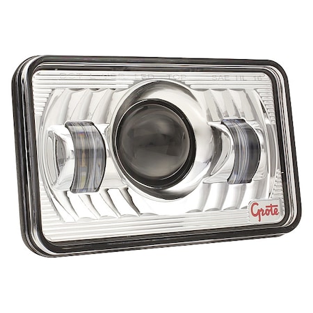 Grote Low Beam Headlight, 630 lm, Square, LED 94421-5 | Zoro