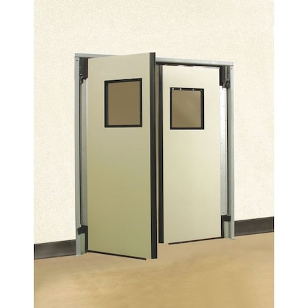 Industrial Impacdor Commercial Impact Door, 7 x 5 ft, Gray 431028 | Zoro