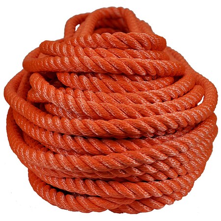 All Gear Rigging Line Rope, 600 ft L, 3/4" dia., Org AG3STP34O | Zoro