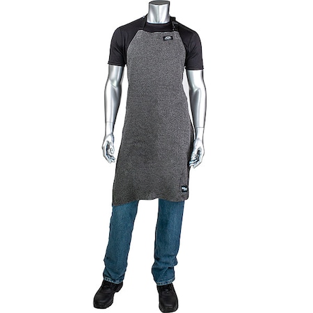 Kut Gard Cut-Resistant Apron, A6, 36"L, Gray APRON-1 | Zoro
