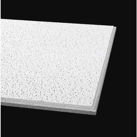 Armstrong Fine Fissured Ceiling Tile, 24 in W x 24 in L, Angled Tegular ...