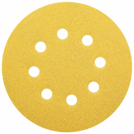 Norton Co Hook-and-Loop Sanding Disc, 5 in Dia, 6 Hole, Aluminum Oxide ...
