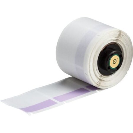 Brady Thermal Transfer Label, Purple/Translucent, Labels/Roll: 250 PTL ...
