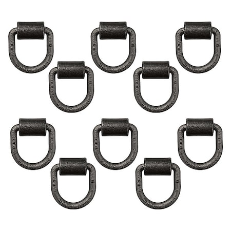 Buyers Products D-Ring, 1/2 in Ring Dia, 2 in Bracket Width, 12,240 lb ...