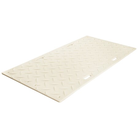 Checkers Ground Protection Mat, High Density Polyethylene, 6 ft Long x ...