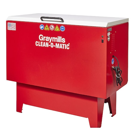 Graymills Parts Washer, Tank Steel, 40 gal, 32 3/8" W COM504-A | Zoro