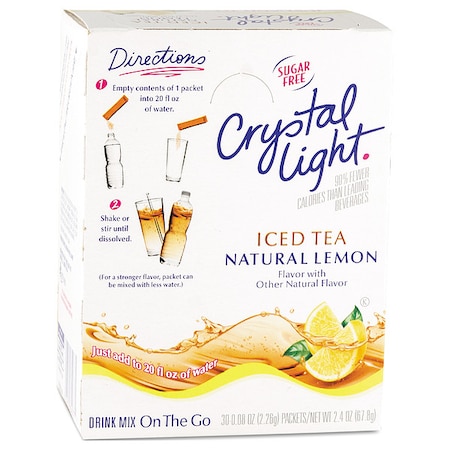Crystal Light Tea, Lemon, Packet, Non-Caffeinated, Flavored Drink Mix ...