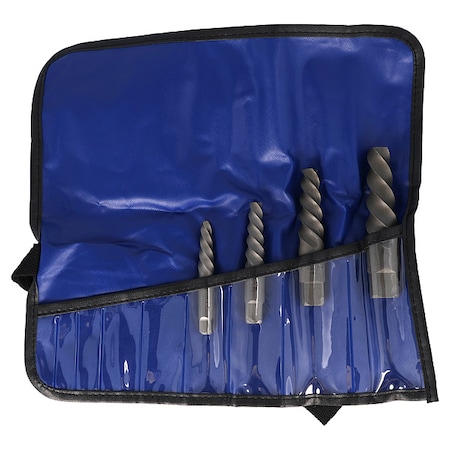 Cleveland Screw Extractor Set, Carbon Steel C00917 | Zoro