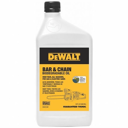 Dewalt 32 oz, Jug, Vegetable Oil, Amber DXCC1201 | Zoro