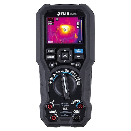 Flir Digital Multimeter, 1,000 V Max DC, TRMS, 6,000 Instrument Counts ...
