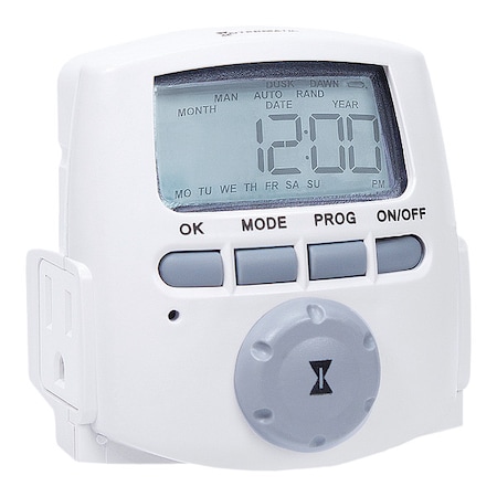 Intermatic Timer, Digital, 120V, 15A, Plug In DT620 | Zoro
