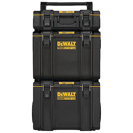 Dewalt ToughSystem 2.0 Rolling Tower Tool Box, Multi, Black, 24 in W x ...