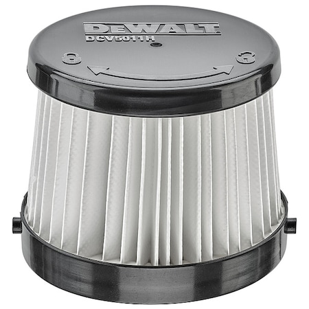 Dewalt Vacuum Filter, Paper, PK2 DCV5011H | Zoro