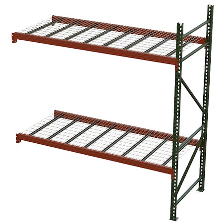 Husky Rack & Wire Pallet Rack Add-On Unit, Teardrop, Roll Formed Style ...