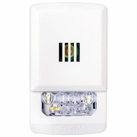 Eaton Horn Strobe, Horn, Continuous/Pulse, 24V, 86 dBA, Plastic, White ...