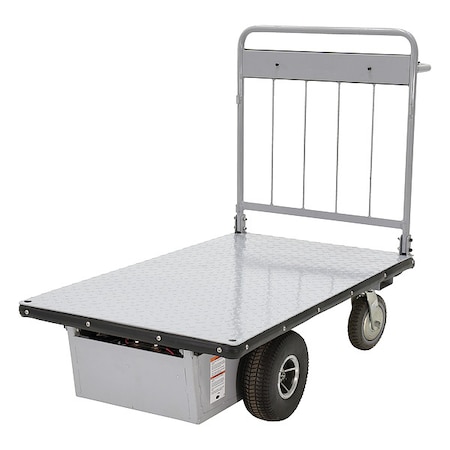 Vestil Electric Cart, 28" x 48", with No Sides EMHC-2848-1 | Zoro