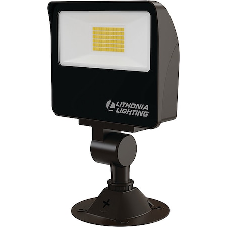 Lithonia Lighting Floodlight, LED, 200 lm, 8-49/64"L, 6-3/64"W ESXF1 P0 ...