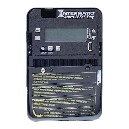 Intermatic Electronic Timer, Astro 7/365 Days, 20A ET2815C | Zoro