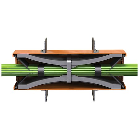 Sti Fire Barrier Pathway, Orange, 4-1/2" W EZD44S2 | Zoro