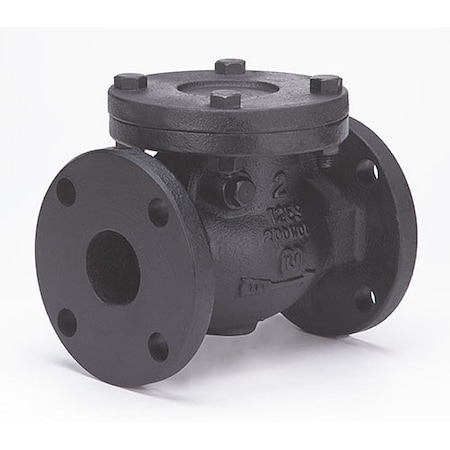 Milwaukee Valve 3" Flanged Cast Iron Swing Check Valve (2974-M 3) | Zoro
