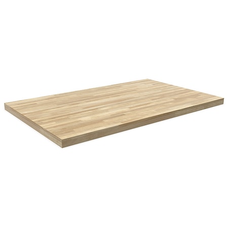 Zoro Select Workbench Top, Butcher Block, 48x30, Radius 800XE6 | Zoro