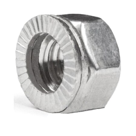 Heico-Lock Wedge-Lock Nut, PK 100 HLMG-8/10 | Zoro