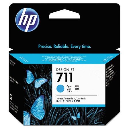Hp HP 711 Original Inkjet Ink Cartridge - Multi-pack - Cyan - 3 / Pack ...