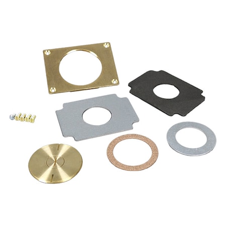 Wiremold Communications Cover Plate, Brown, Brass 829CK-1/2 | Zoro