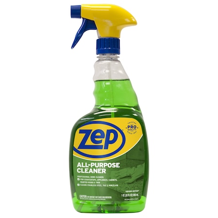 Zep ALL PURPOSE CLNR & DEGREASER, QT, 4PK ZUALL324 | Zoro