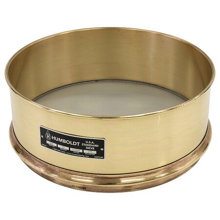 Humboldt Wet Washing Sieve, 12 In, No 200, 4 In Deep 5JCK0 | Zoro