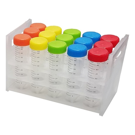 Benchmark Scientific Clamp Tube Rack, 15X50Ml, Tubes H1000-MR-T50 | Zoro