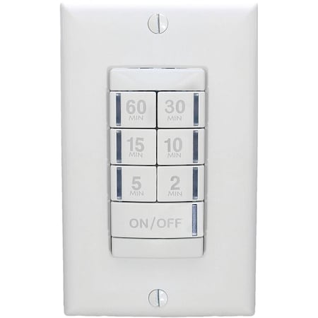 ACUITY SENSOR SWITCH Timer Switch,60 Min,White (PTS 60 WH) | Zoro