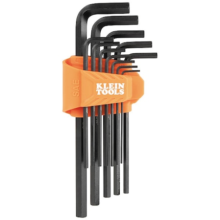 Klein Tools Hex Key Set, L-Style, Long, 12 Pc, Pk/6 LS12 | Zoro