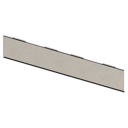 Berner Wall Mounting Plate, 74-3/4 in Overall W 40LWD072WMP-WH | Zoro