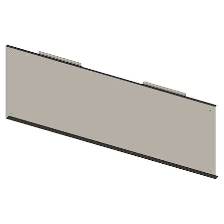 Berner Wall Mounting Plate, 38-3/4 in Overall W 40LWD036WMP-WH | Zoro