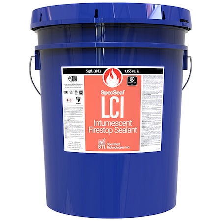 Sti Fire Barrier Sealant, 5 gal., Red LCI305 | Zoro