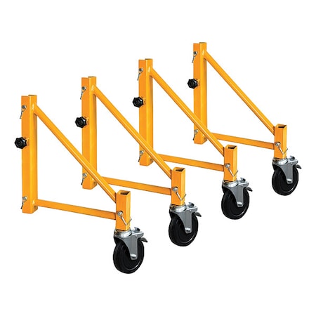 Metaltech Outrigger Kit, Steel, Powder Coat I-CISO4 | Zoro