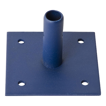 Metaltech Base Plate, 6 in.L, Steel, 4-1/2 in.H M-MBBF | Zoro