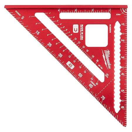 Milwaukee Tool 7 in. Magnetic Rafter Square MLSQM070 | Zoro