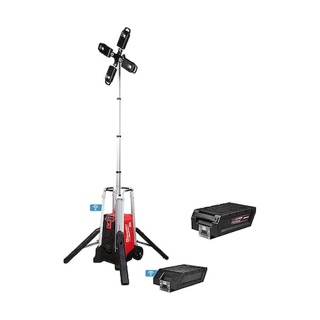 Milwaukee Tool MX FUEL Tower Light Kit+HD12.0 Battery MXF041-1XC ...