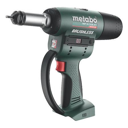 Metabo Cordless 18V M10 Blind Rivet Nut Gun NMP 18 LTX BL M10 bare MB ...