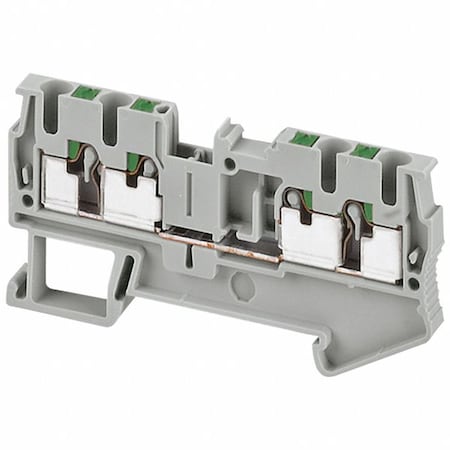 Square D Terminal Block, Pass-Through, 1 Pole, 20 A, 600 V AC, 12 AWG ...