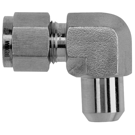 Brennan Industries Elbow, SS, Comp. 1/4 in, FTG 1/4 in N2525-04-02-SS ...