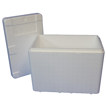 POLAR TECH Insulated Overnight Shipping Foam & Carton, Inside 14”L x 8 ...