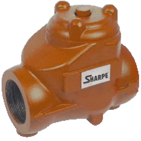 Sharpe Valves Check Valve, 10 in Overall L 4353014380 | Zoro