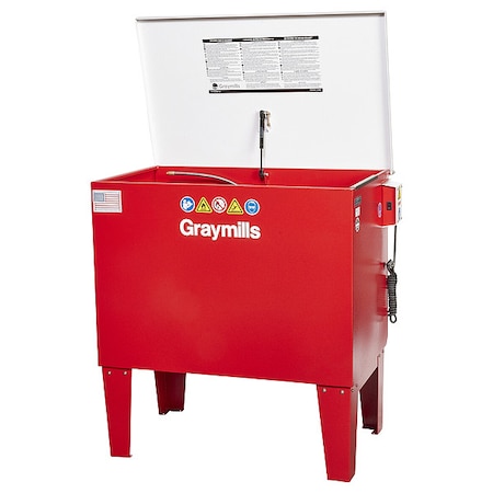 Graymills Parts Washer, Tank Steel, 28 gal, 36" W PL364FB-A | Zoro